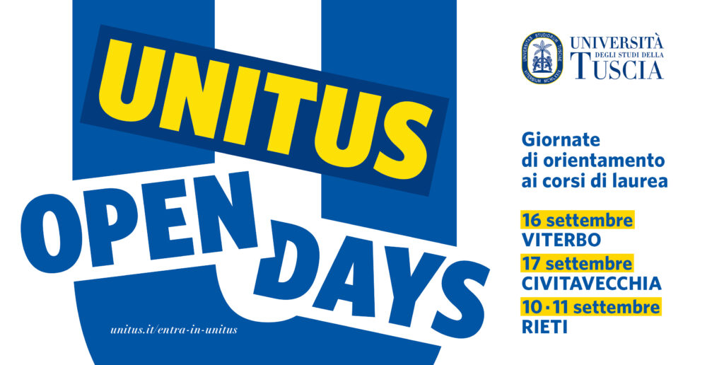 Open Days | settembre 2025 - Unitus